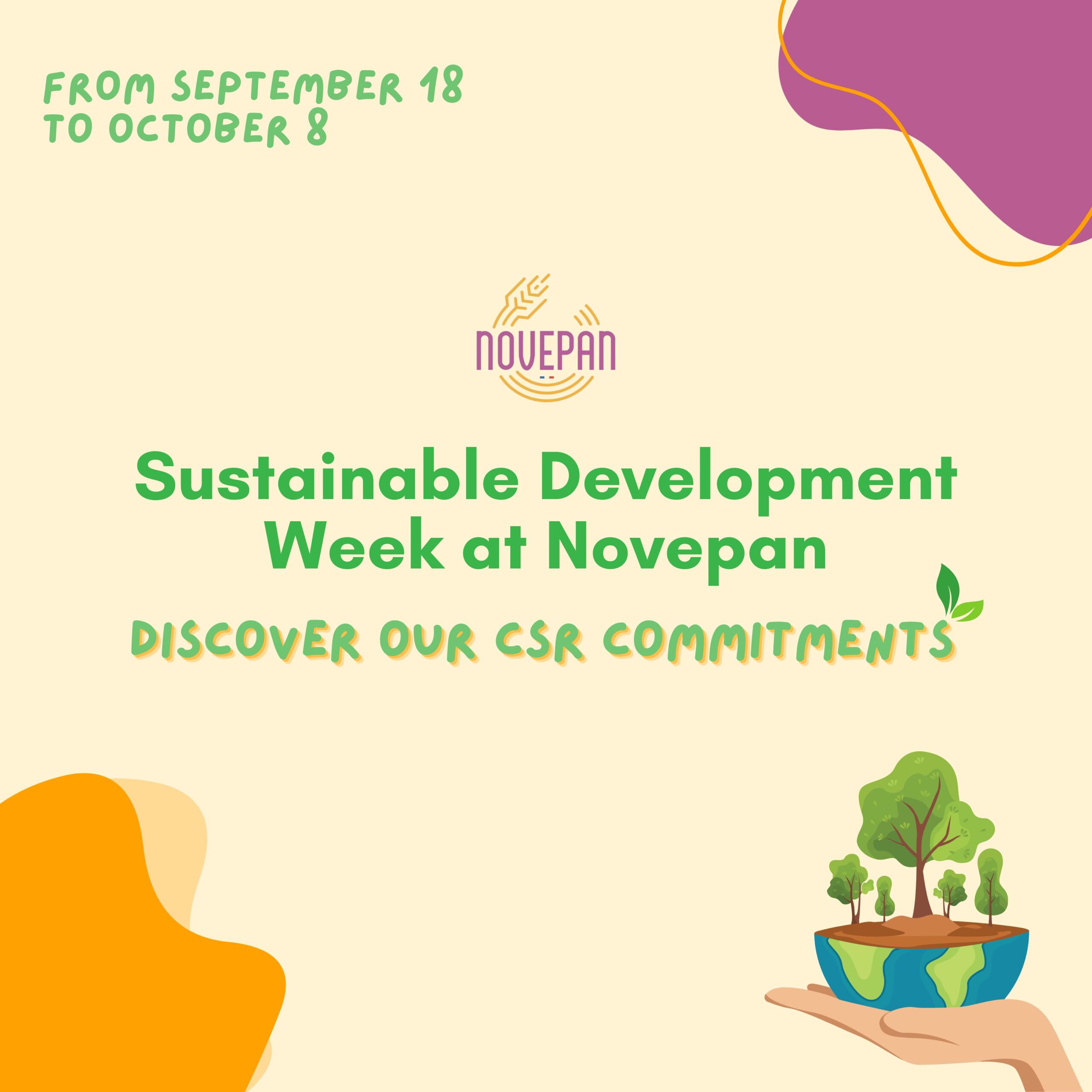 Sustainable Development Week at Novepan - NOVEPAN | French Manufacturer ...
